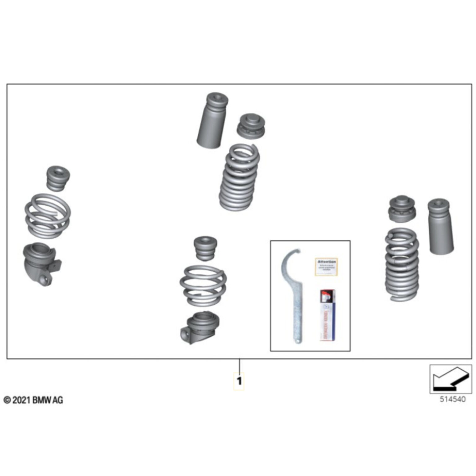 OEM BMW M Performance G8X M3 M4 Suspension Kit 31305A2D979 oem-bmw-m-performance-g8x-m3-m4-suspension-kit-31305a2d979