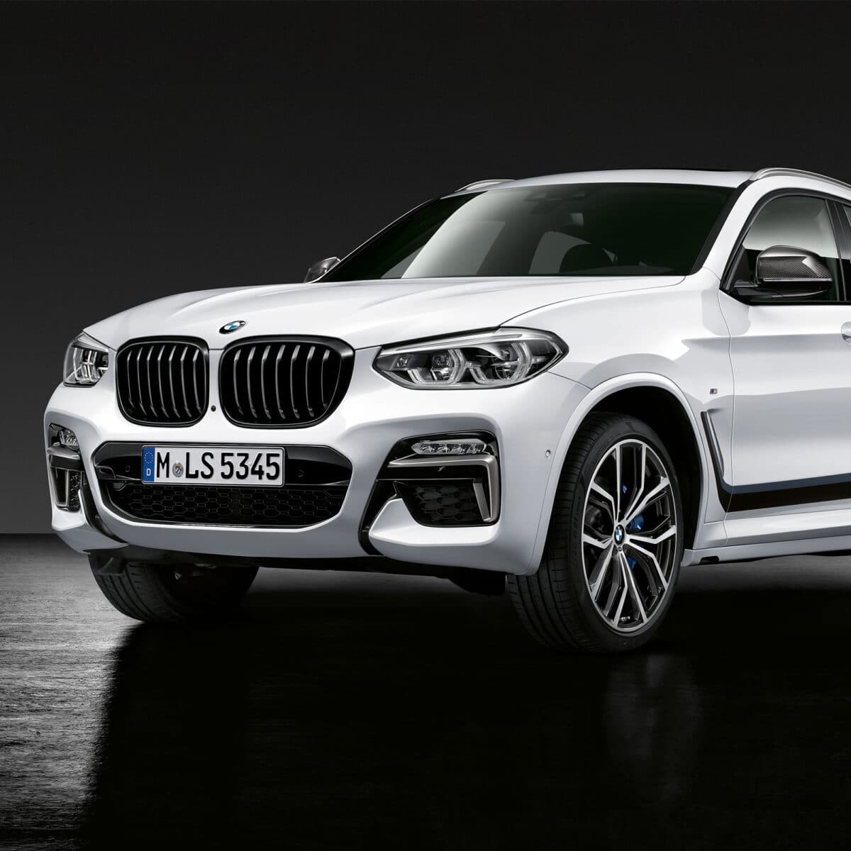 OEM BMW high chrome kidney grilles for X3 G01, X4 G02