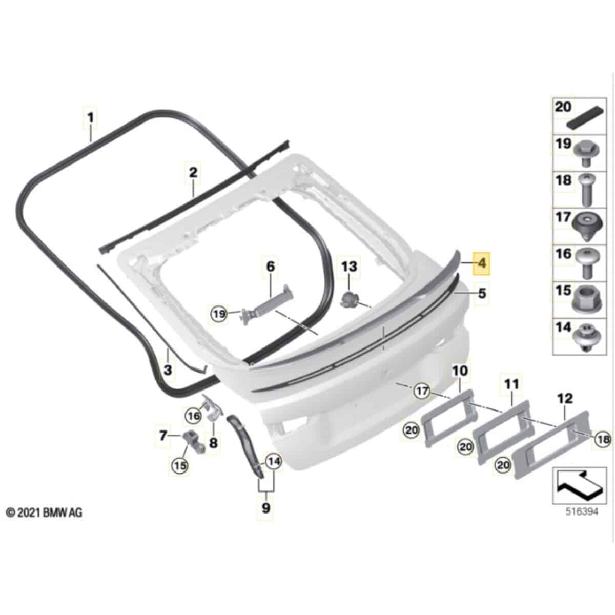 BMW i4 G26 Genuine BMW parts and premium accessories